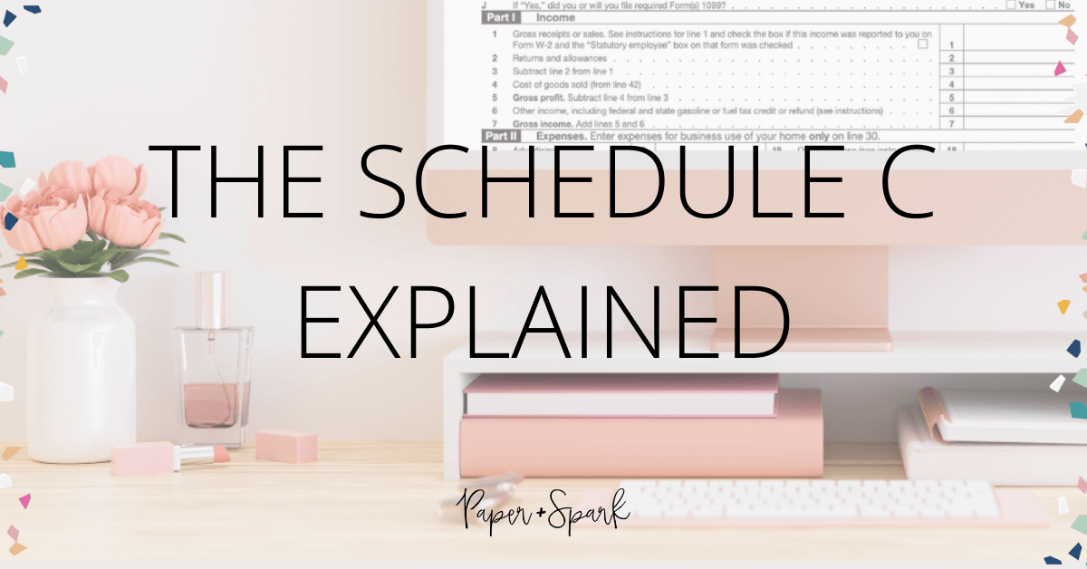 An Overview of the Schedule C - Paper and Spark